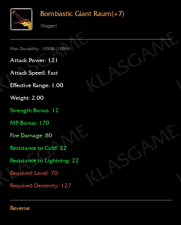 Bombastic Giant Raum(+7) - Klasgame.com
